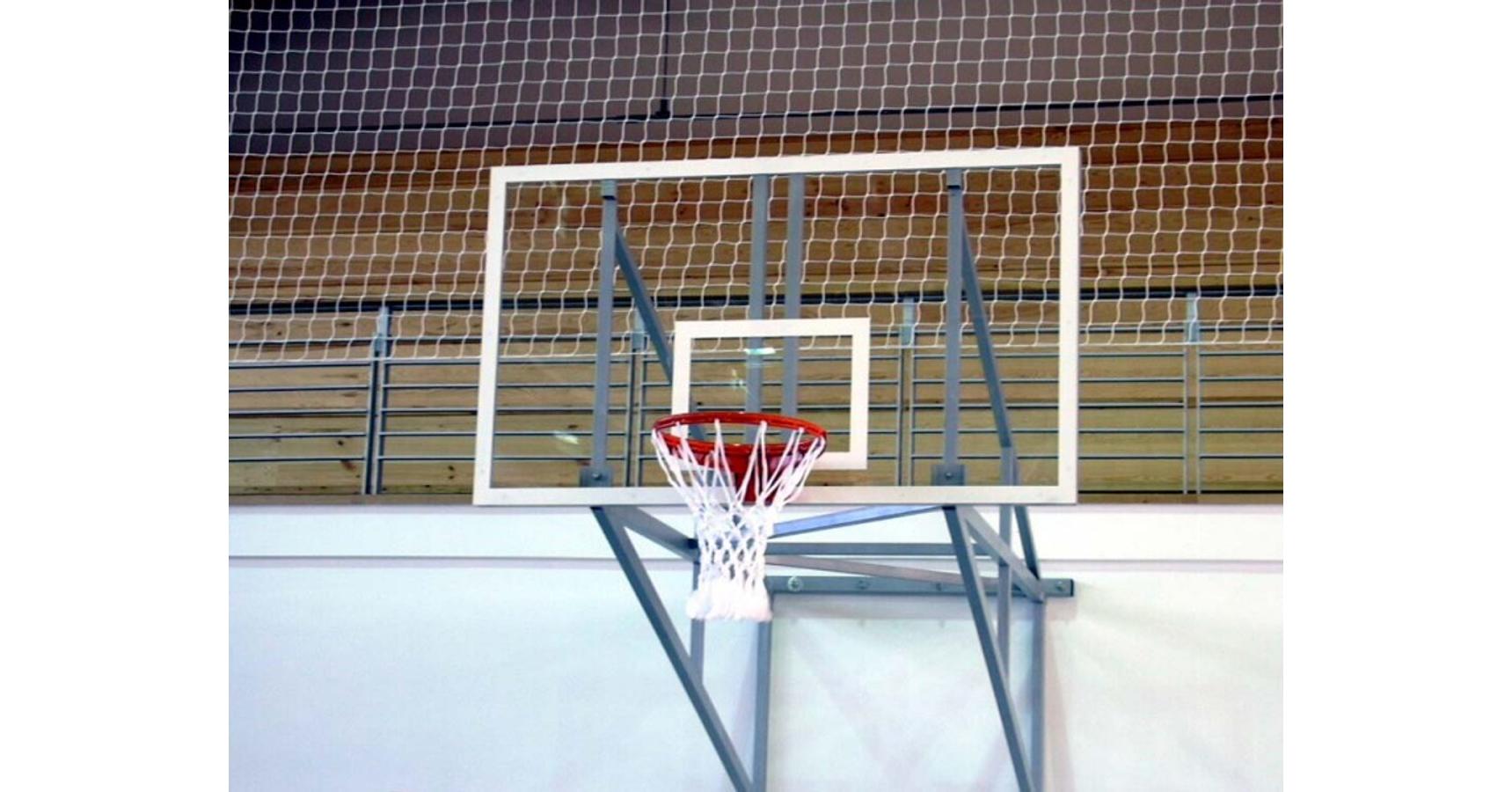 Panou baschet, 180x105 cm plexi ST, cadru metalic, vopsit - bdidact.ro
