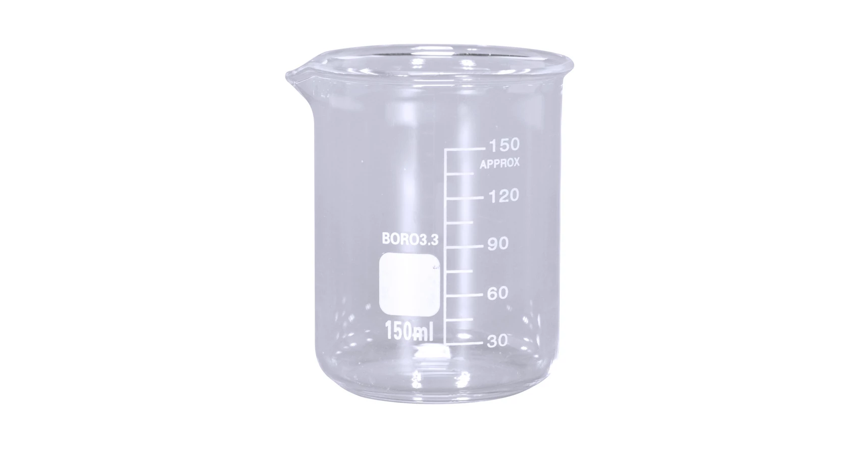 Pahar Berzelius formă înaltă, gradat, cu cioc 150 ml - bdidact.ro
