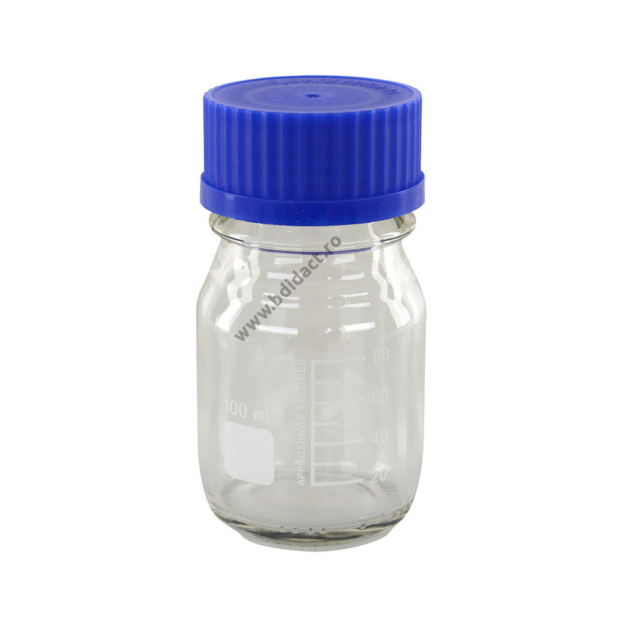 Sticlă de laborator pentru lichide 100 ml - bdidact.ro